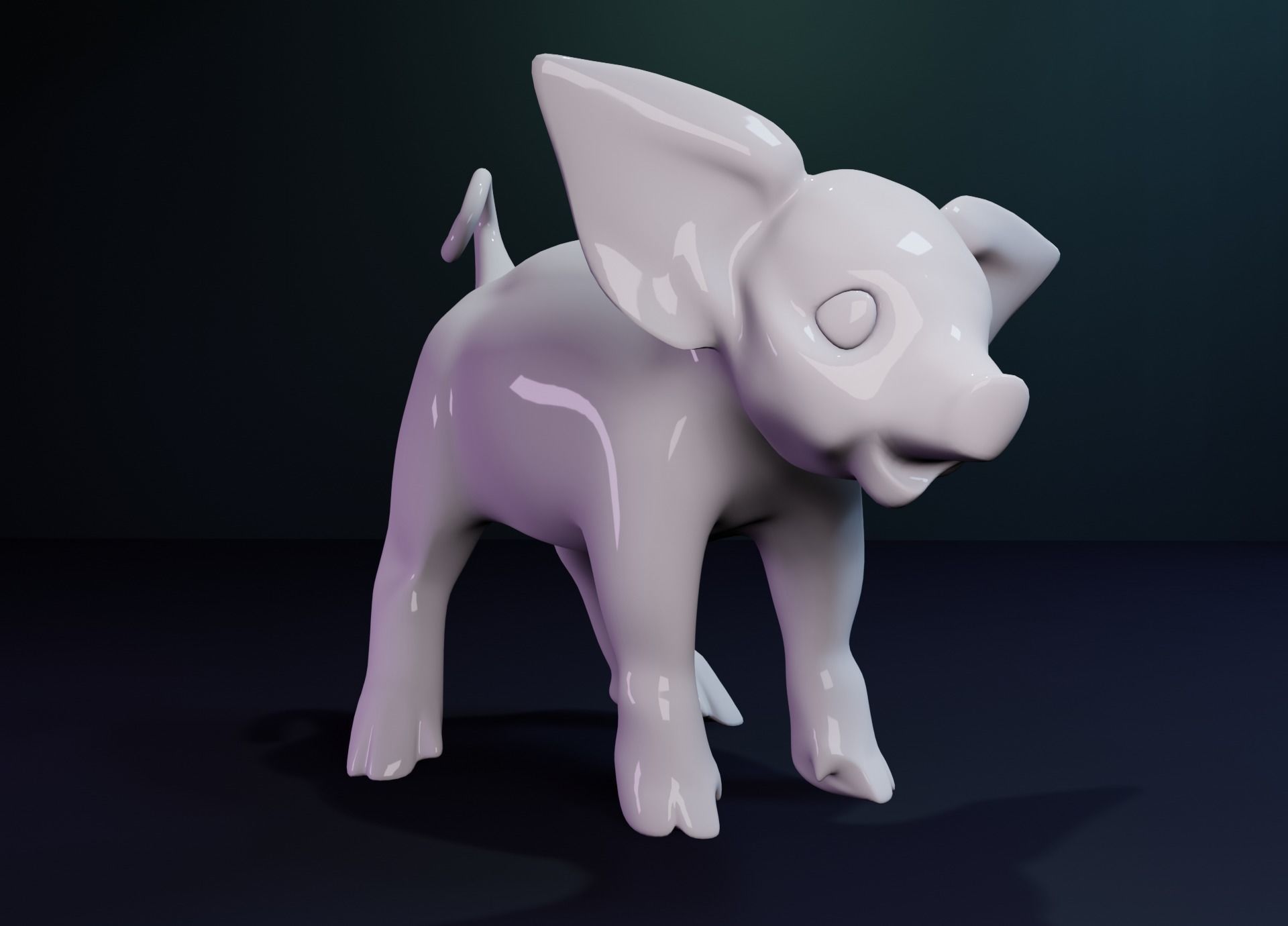 Pig Statue 3D model 3D printable | CGTrader