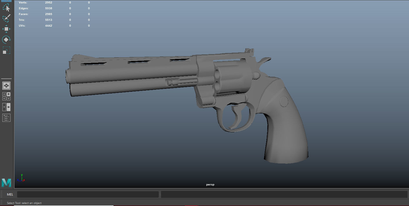 3D model Magnum Colt Python 357 VR / AR / low-poly | CGTrader