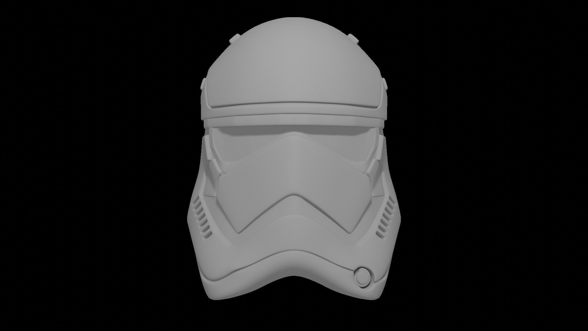 first order stormtrooper full armor free 3D model | CGTrader