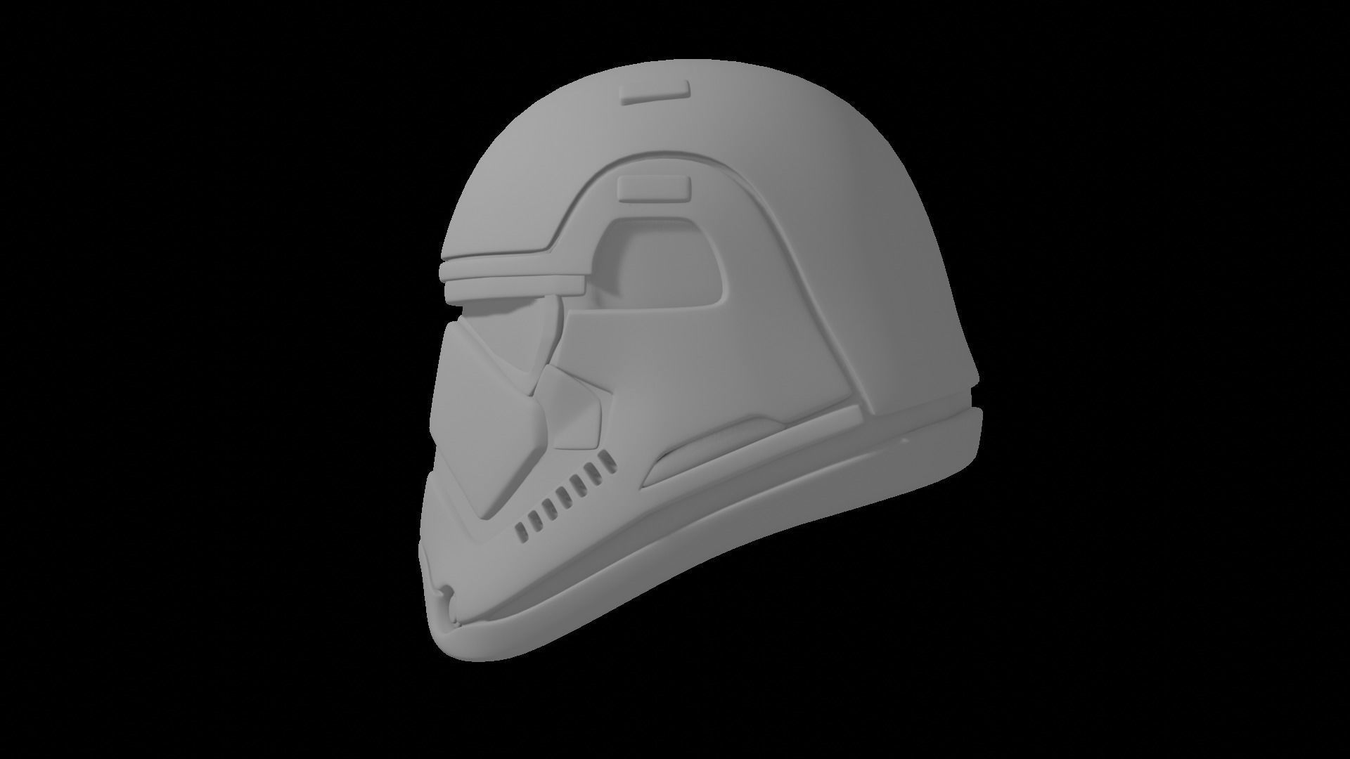 first order stormtrooper full armor free 3D model | CGTrader