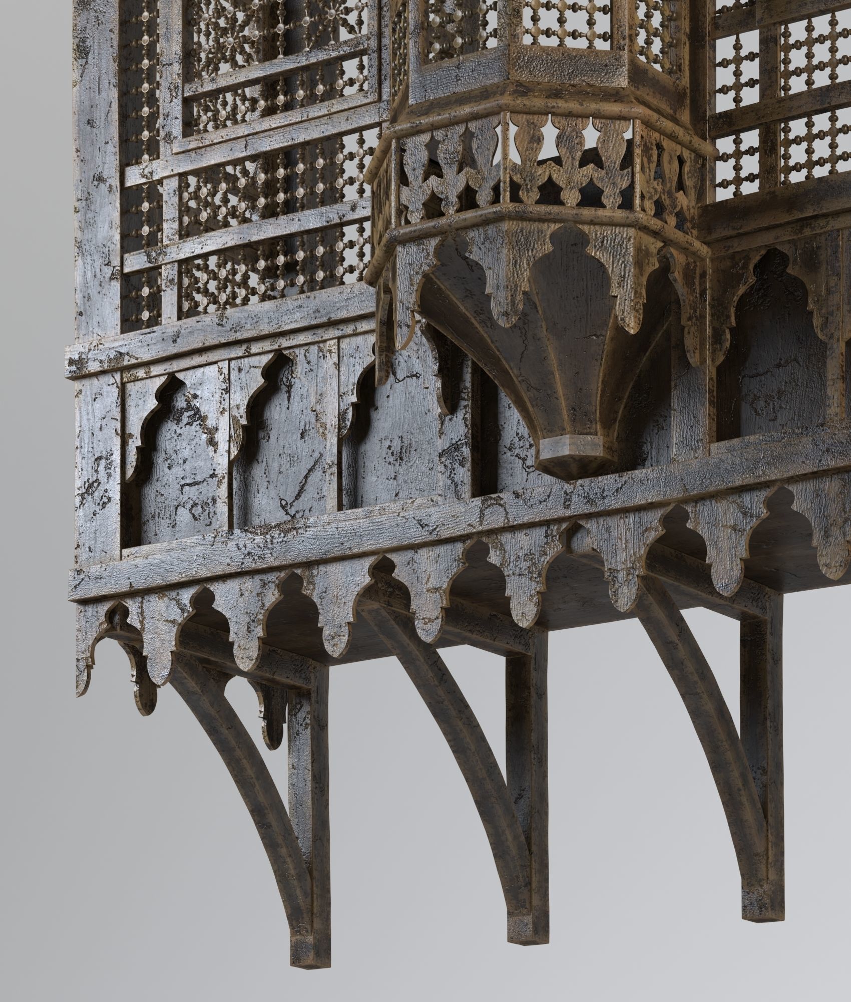 Arabian Islamic Window-Mashrabiah 3D model | CGTrader