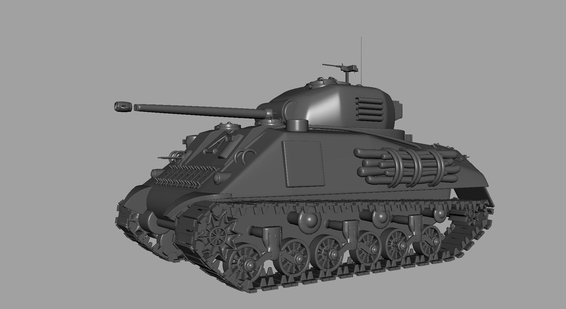 M4 Sherman Tank 3D model | CGTrader