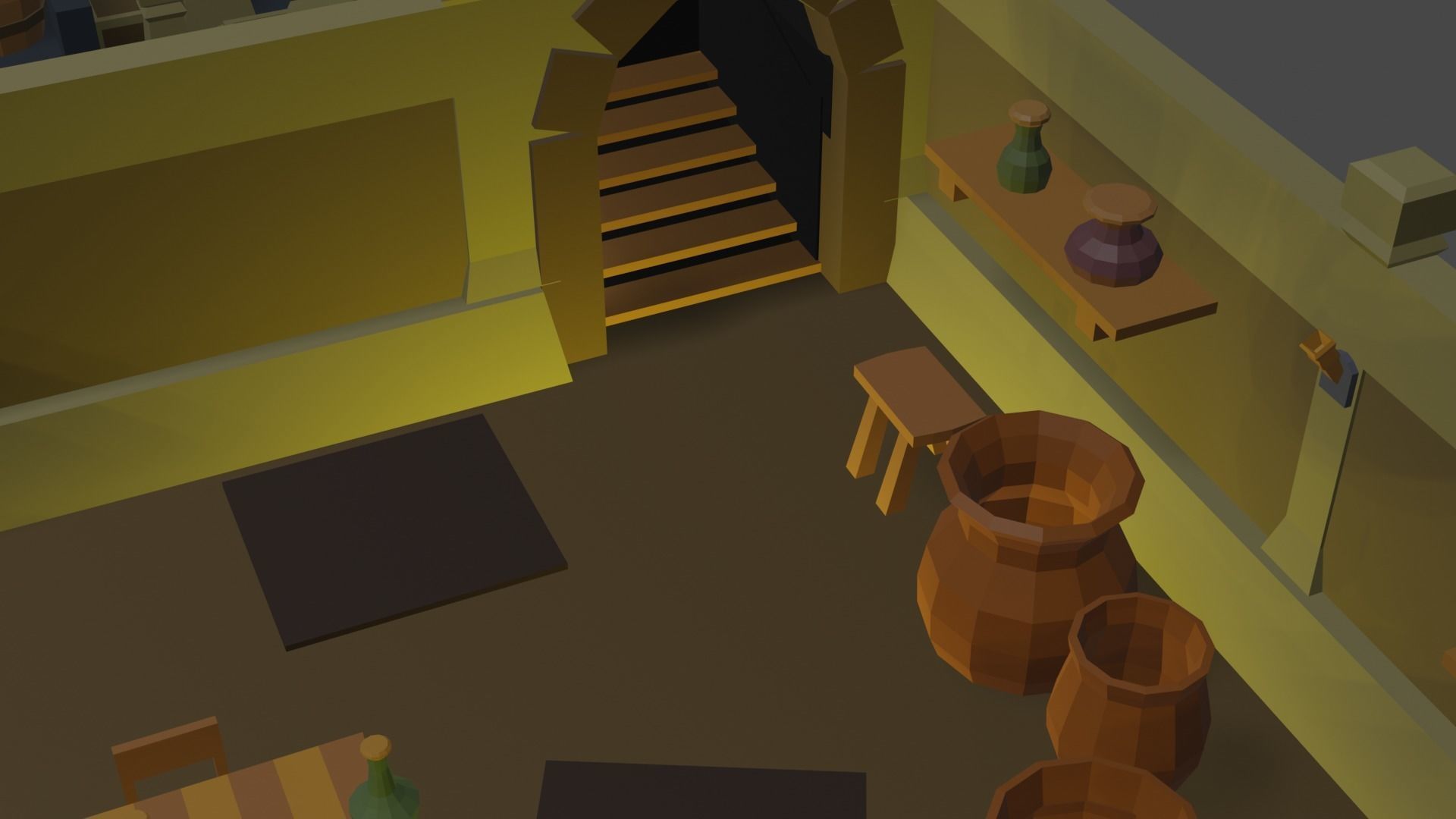 3D model low poly dungeon VR / AR / low-poly | CGTrader