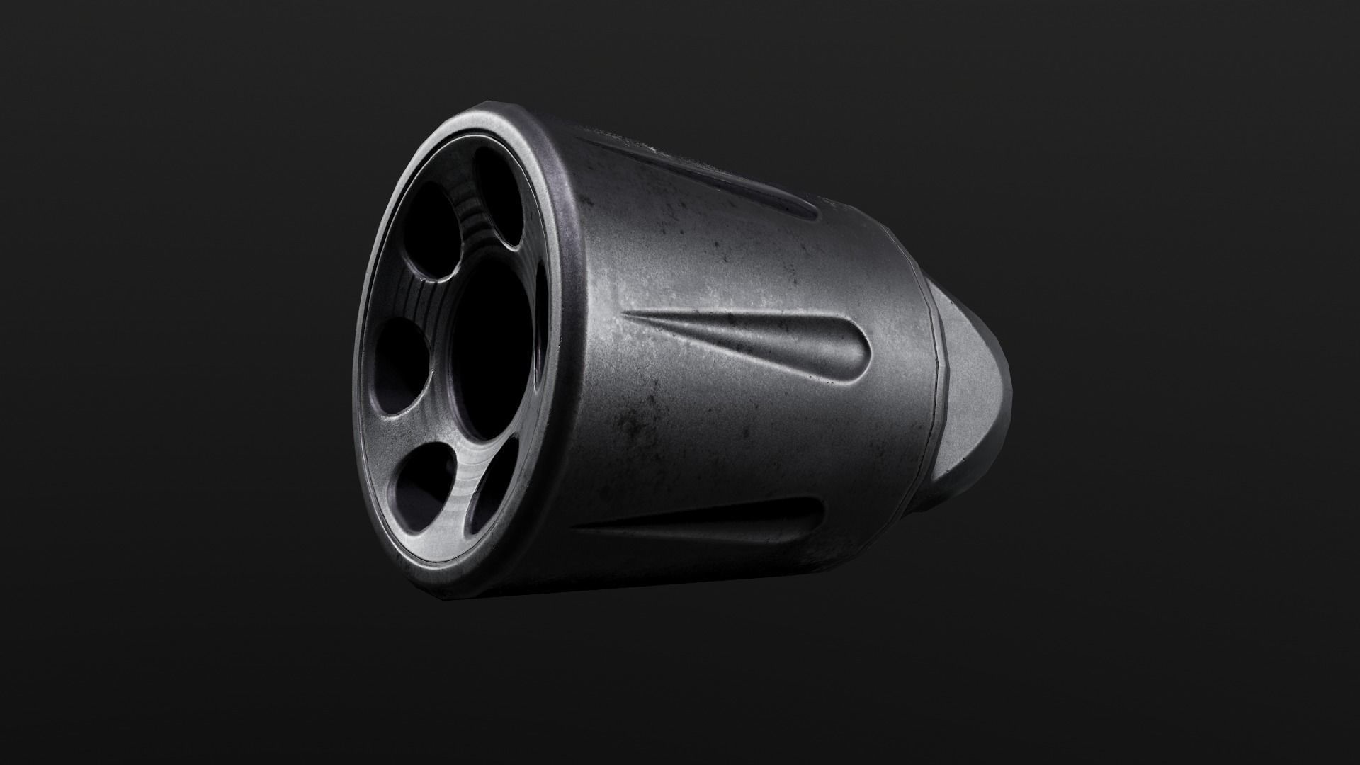 3D model SLR Rifleworks Synergy Linear Hybrid Comp 45 ACP VR / AR / low ...