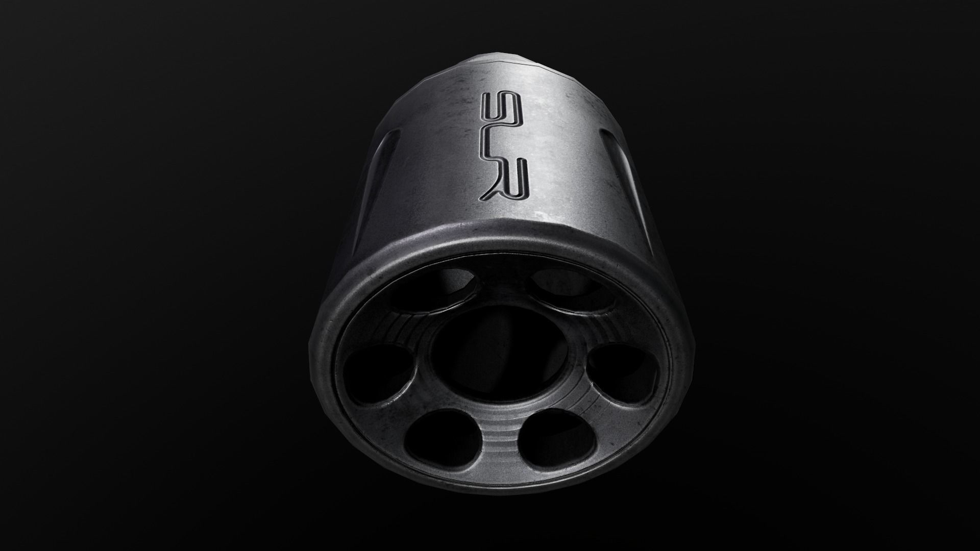 3D model SLR Rifleworks Synergy Linear Hybrid Comp 45 ACP VR / AR / low ...