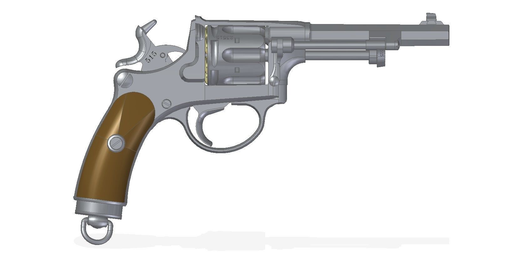 Schmidt M1882 3D model | CGTrader