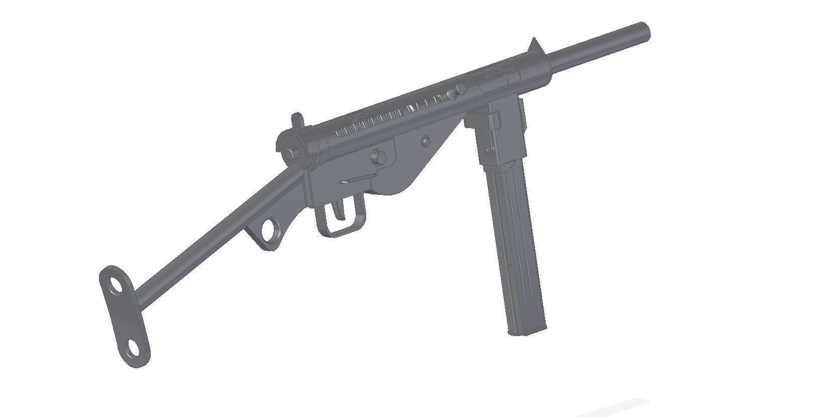 MP-3008 machine gun 3D model | CGTrader