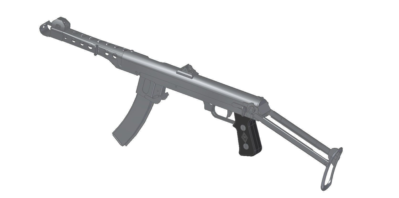 PPS-43 3D model | CGTrader