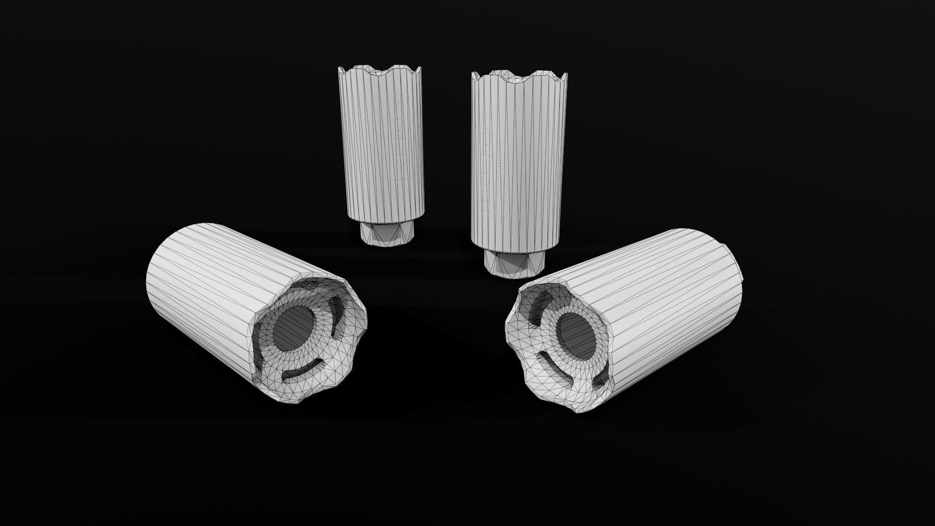 3D model V Seven Weapon Systems Helios Linear Compensator 45ACP VR / AR ...
