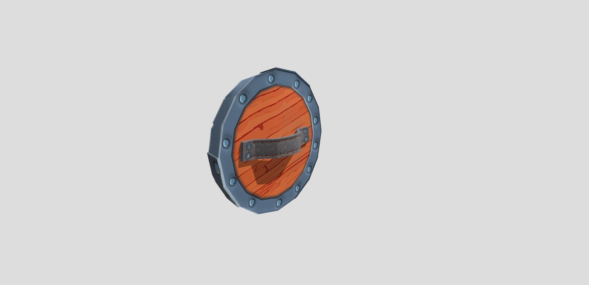 3D model Cartoon shield with spikes VR / AR / low-poly | CGTrader