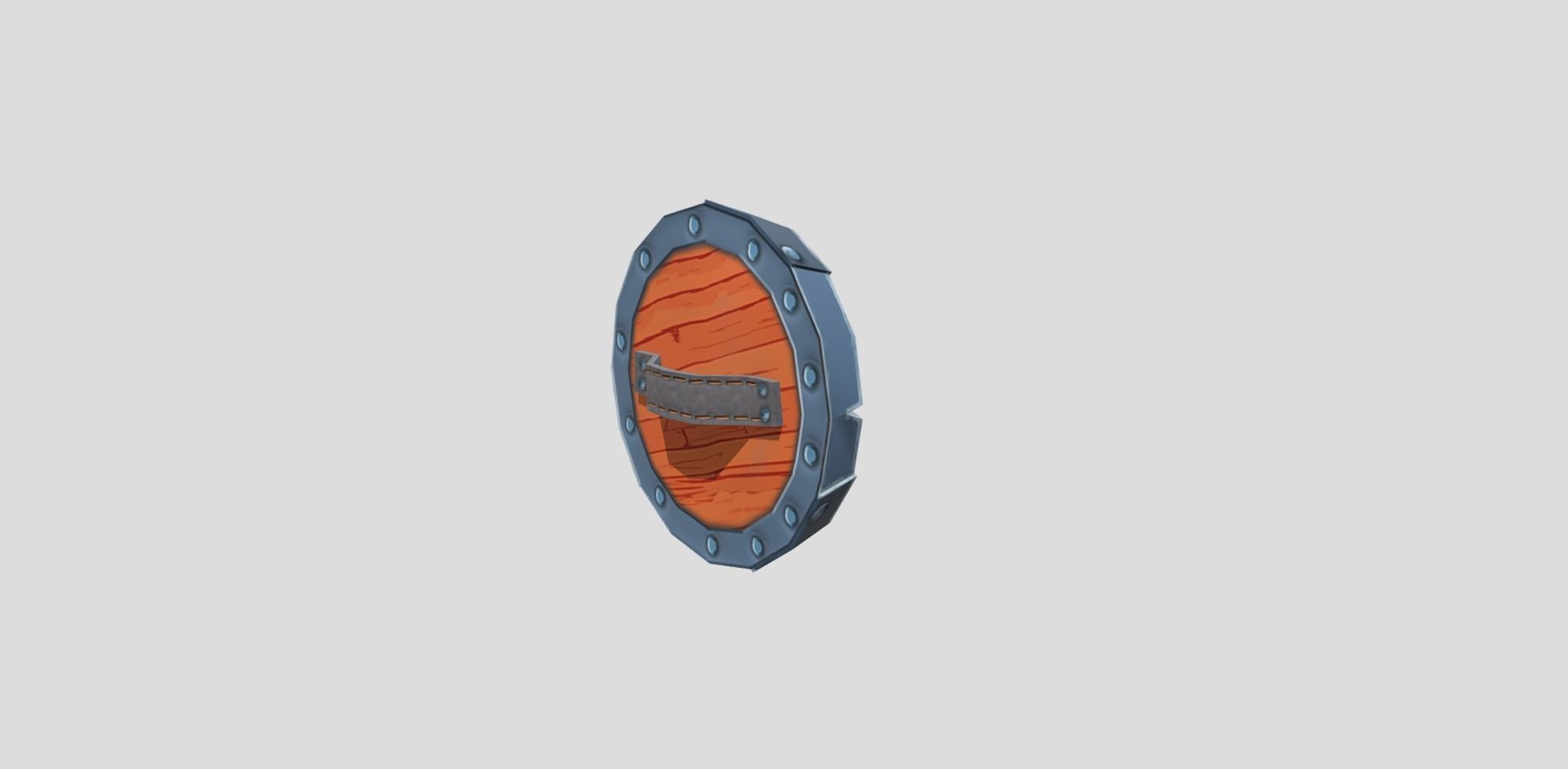 3D model Cartoon shield with spikes VR / AR / low-poly | CGTrader
