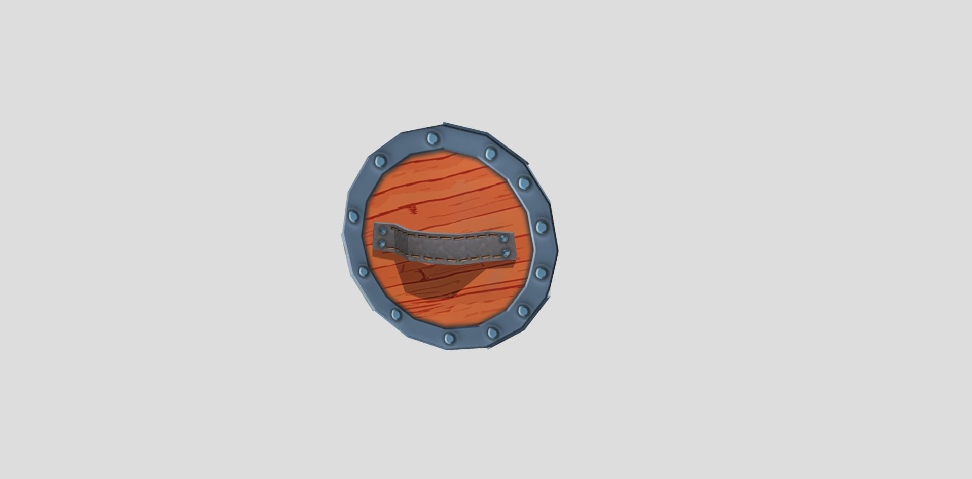 3D model Cartoon shield with spikes VR / AR / low-poly | CGTrader