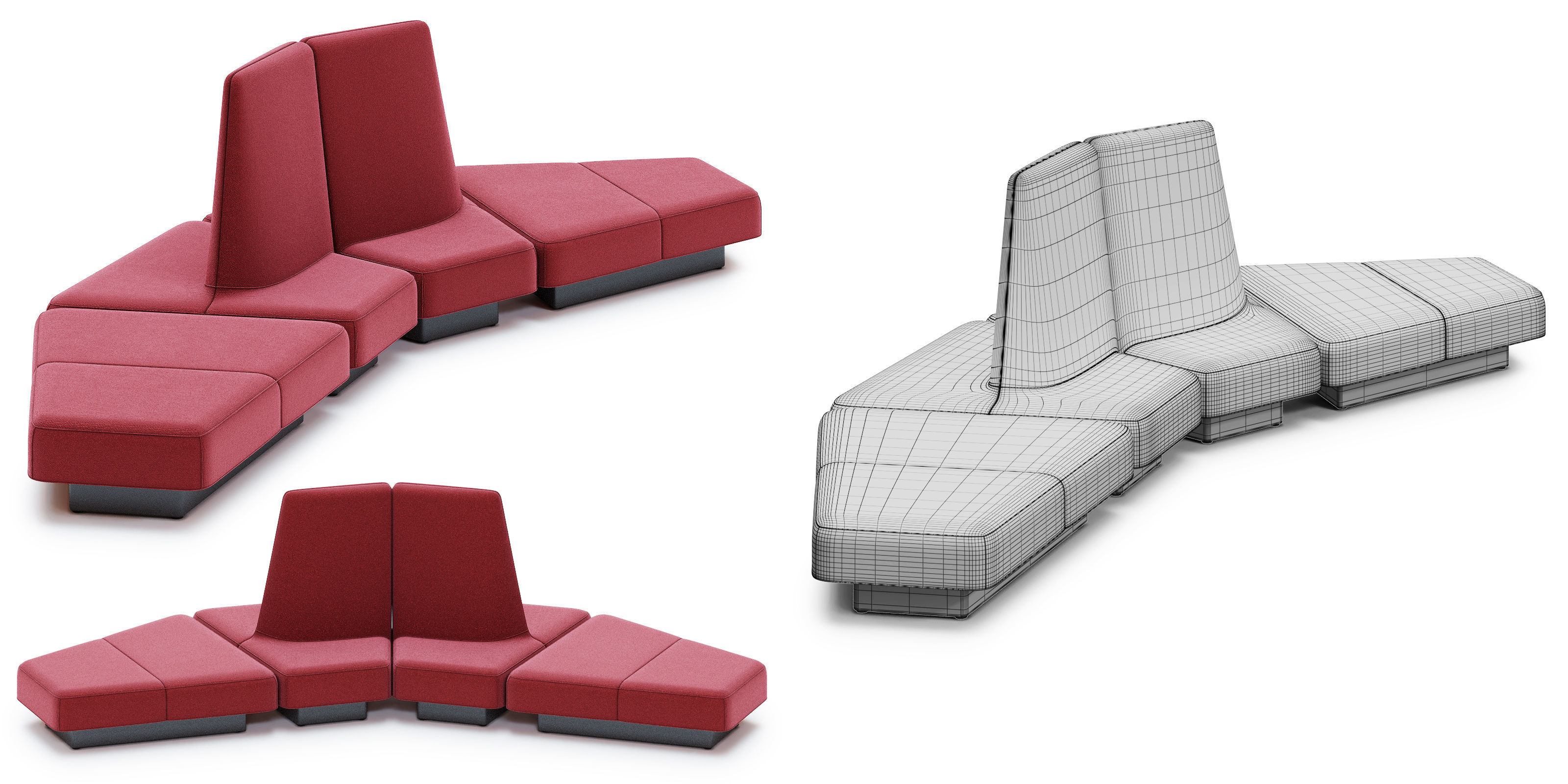 Herman Miller Rhyme v2 3D model | CGTrader