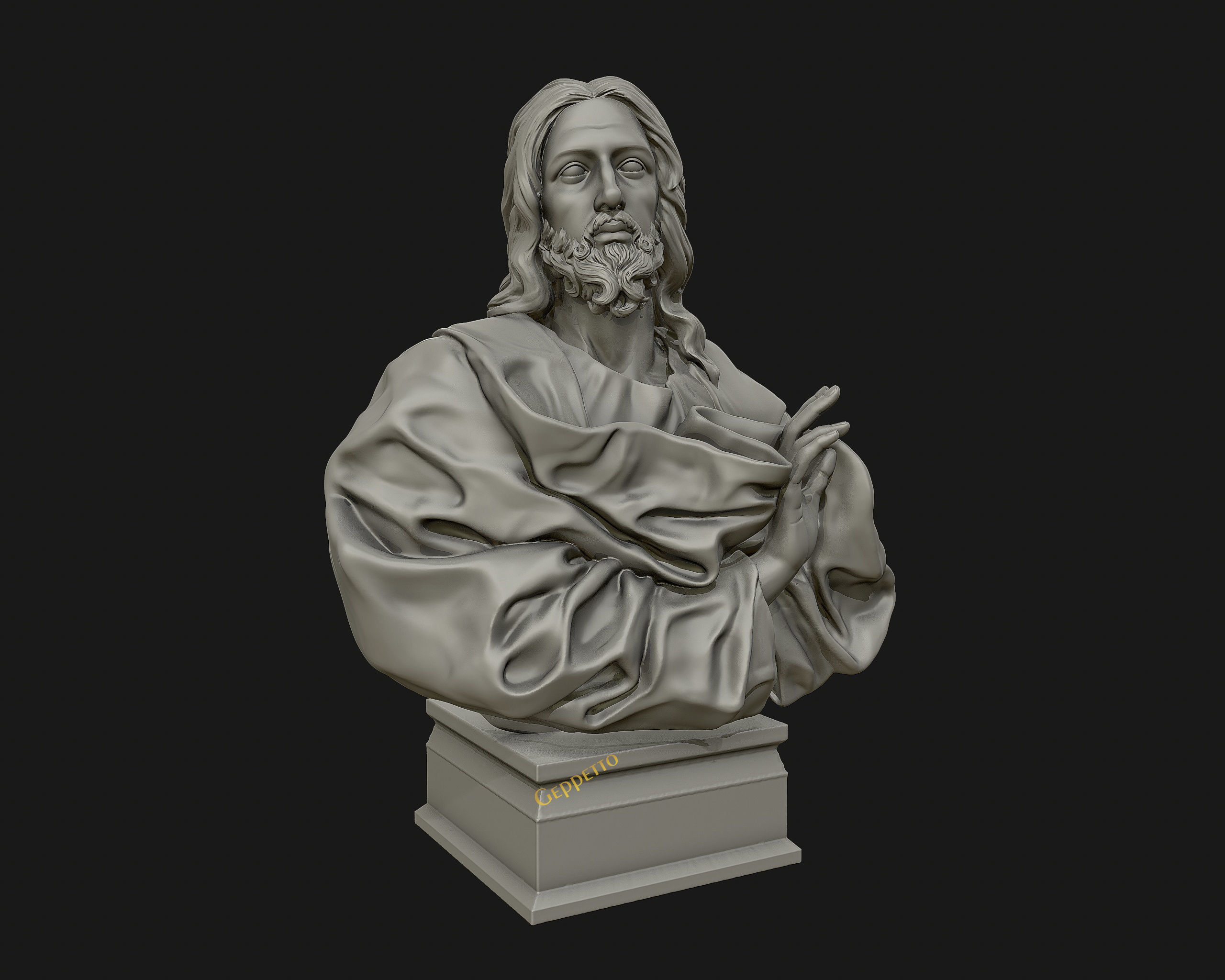 Jesus Christ Sculpture ready to 3D print 3D model 3D printable | CGTrader