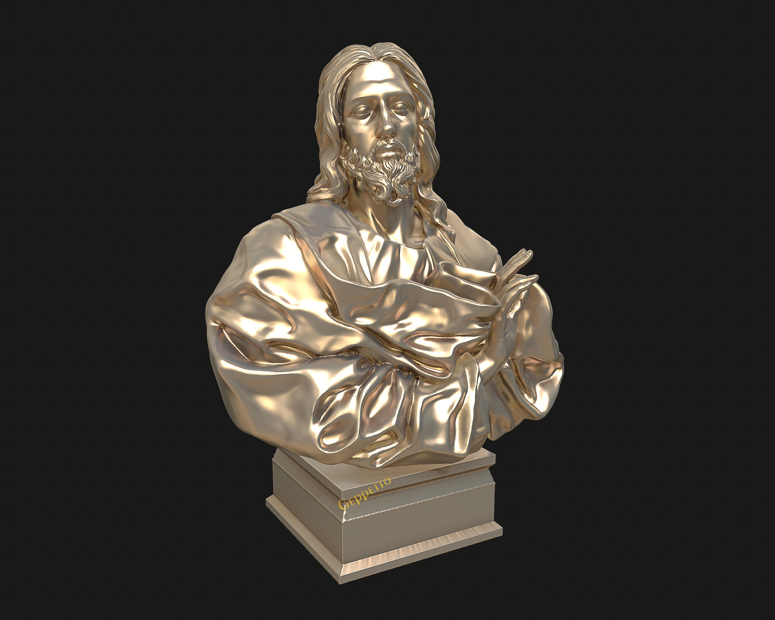 Jesus Christ Sculpture ready to 3D print 3D model 3D printable | CGTrader