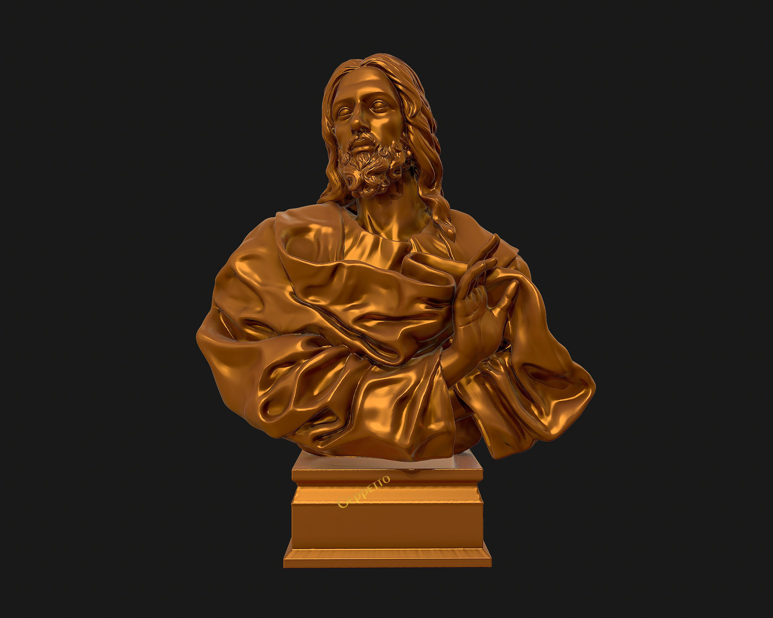 Jesus Christ Sculpture ready to 3D print 3D model 3D printable | CGTrader