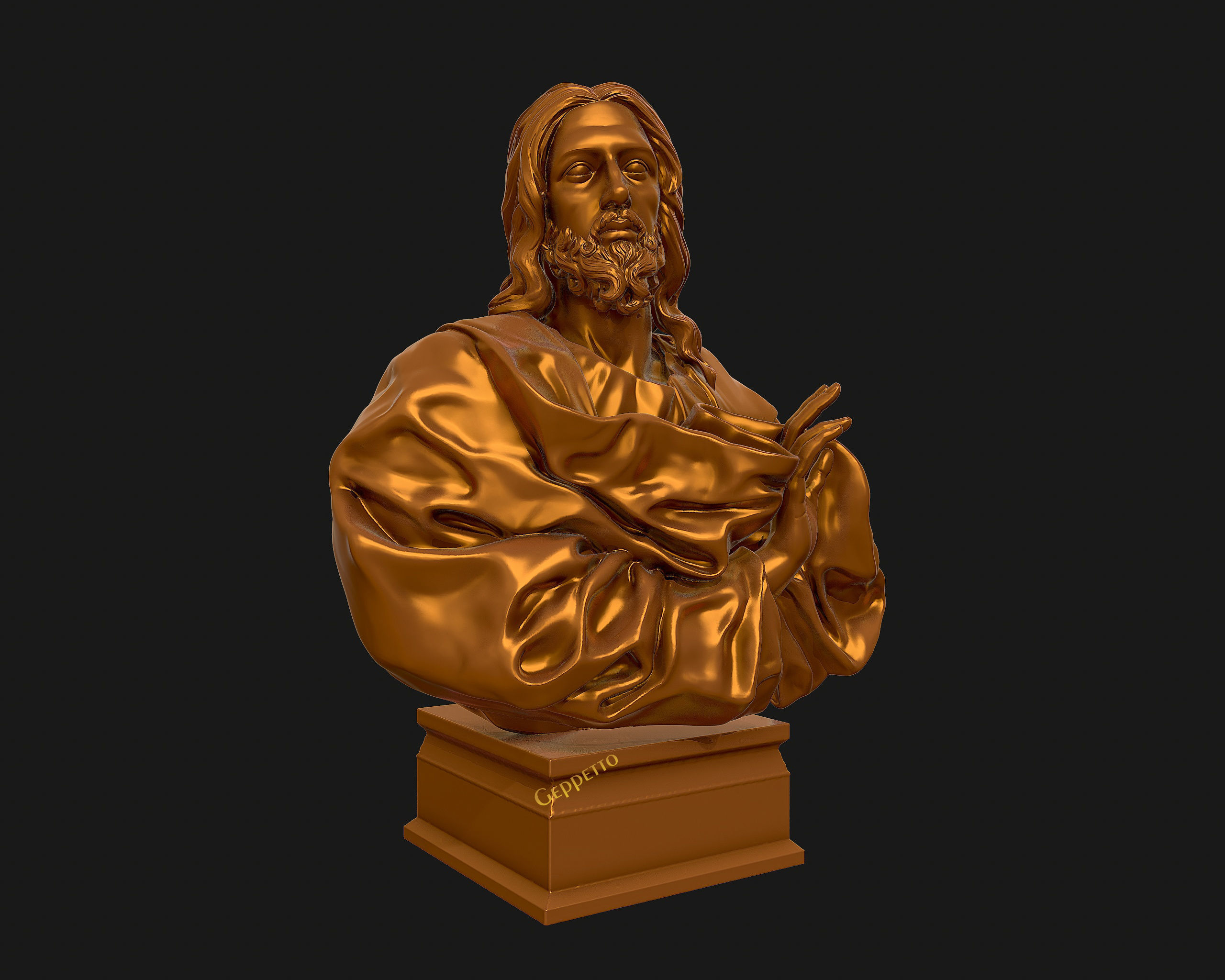 Jesus Christ Sculpture ready to 3D print 3D model 3D printable | CGTrader