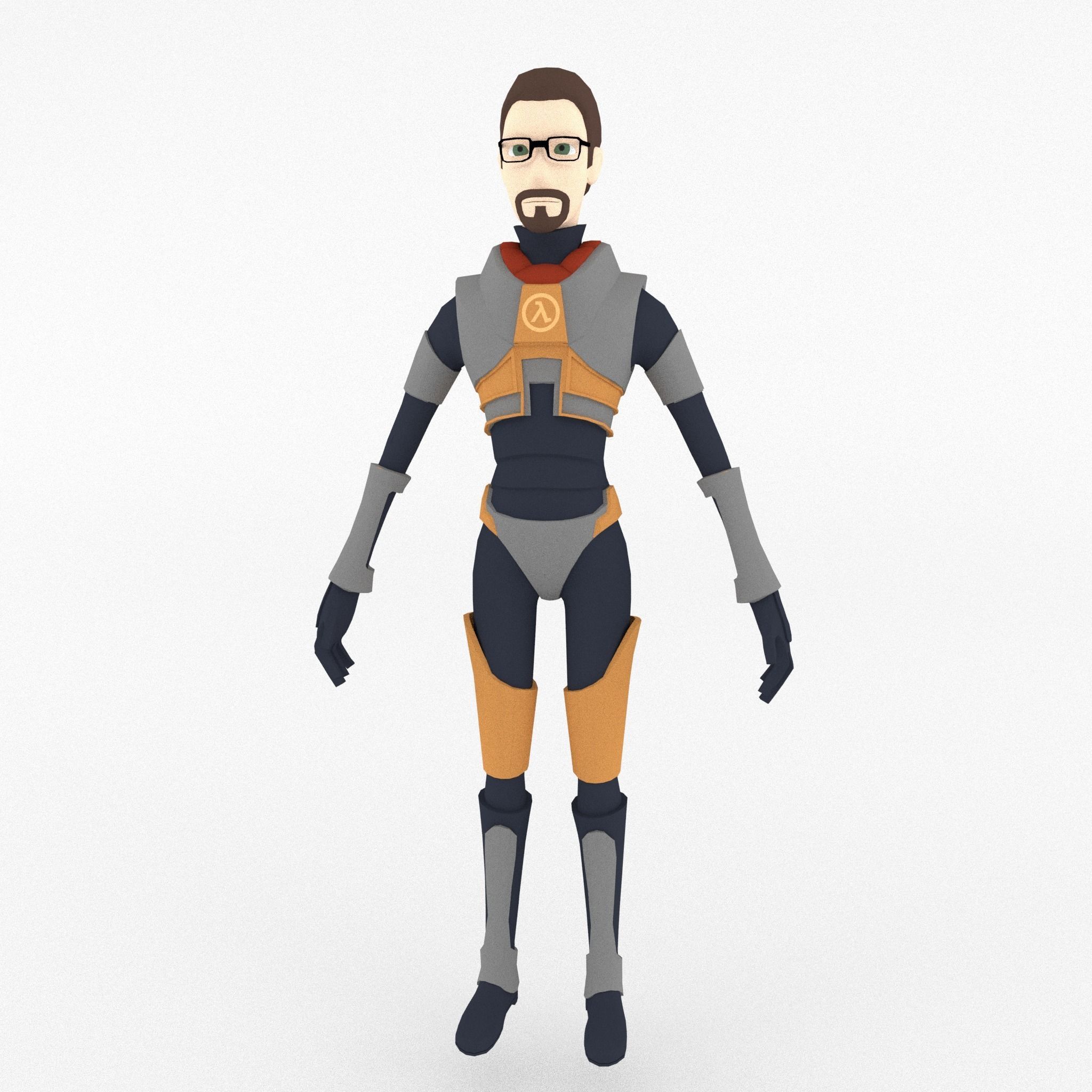 3D model Gordon Freeman | CGTrader