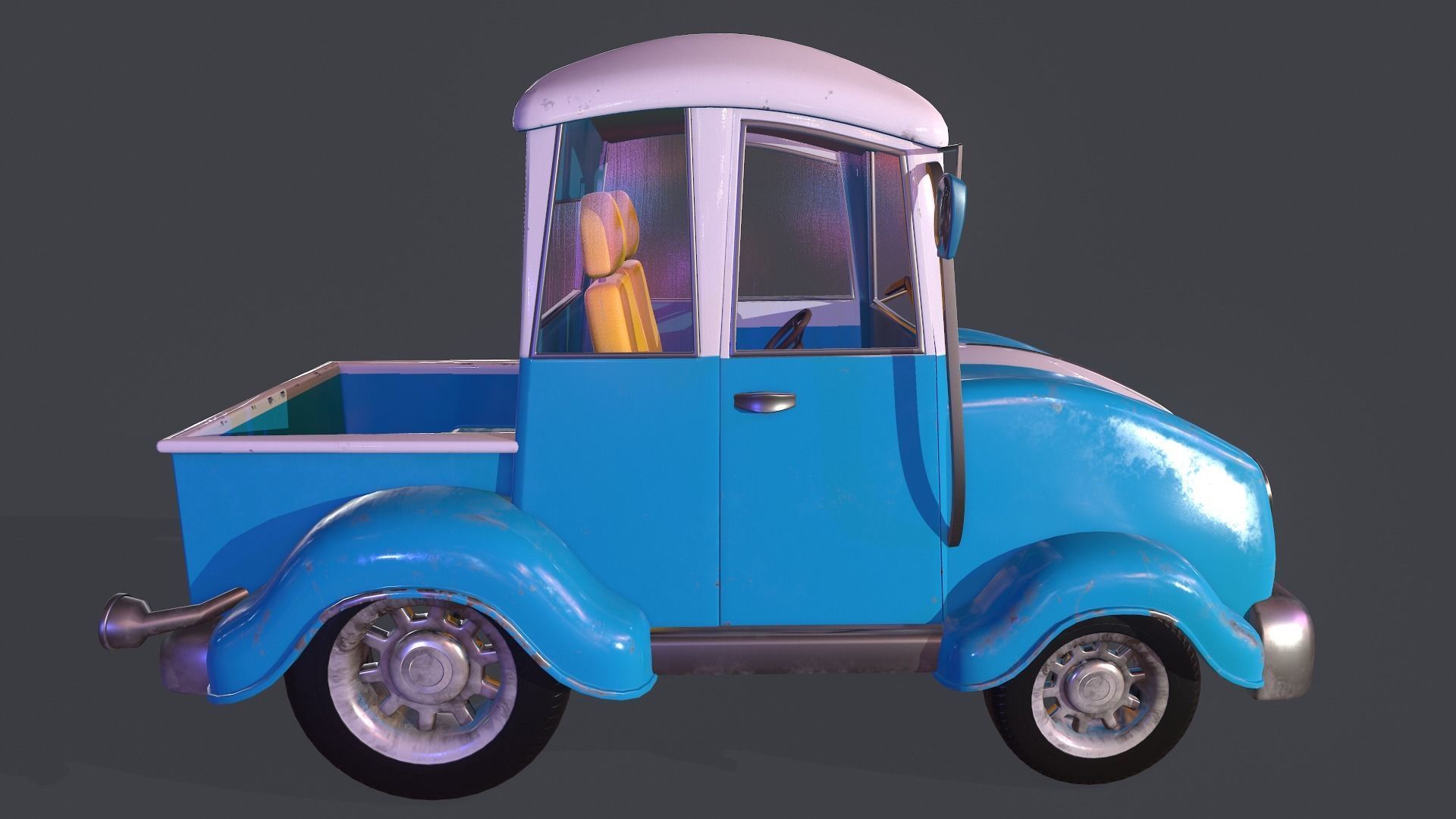 3D model Asset - Cartoons - Car - Truck VR / AR / low-poly | CGTrader