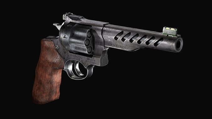 3D model GP100 Revolver VR / AR / low-poly | CGTrader