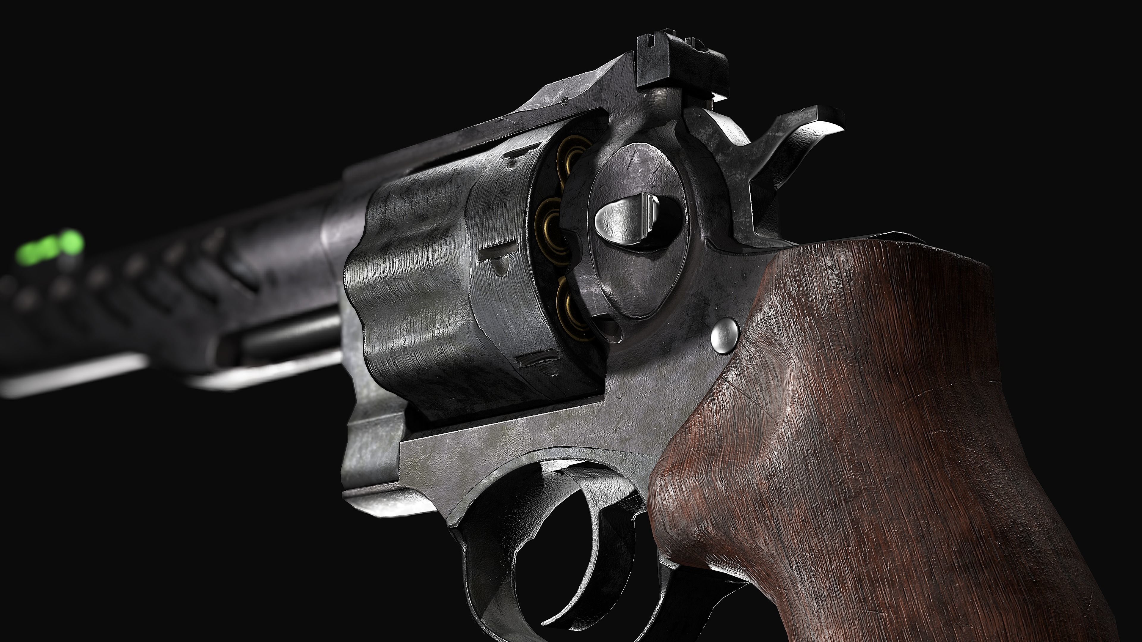 3D model GP100 Revolver VR / AR / low-poly | CGTrader