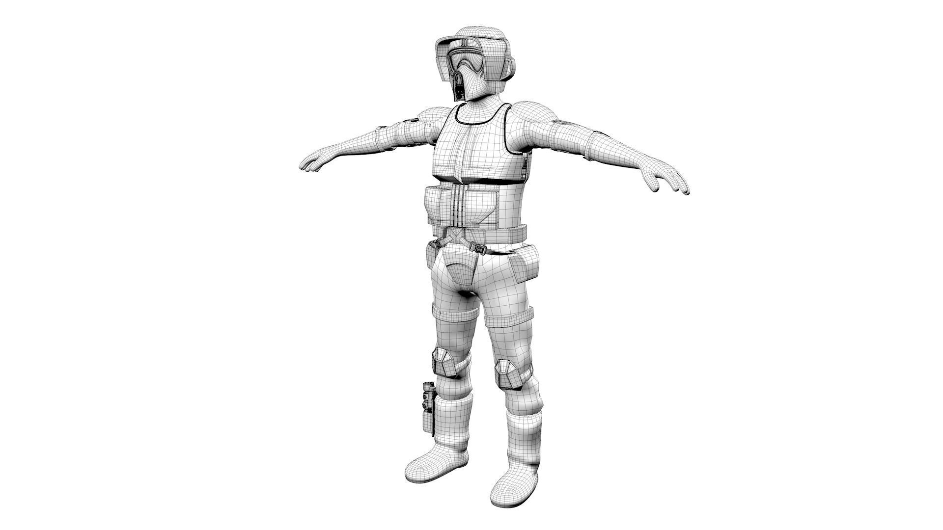 Star Wars - Scout Trooper 3D model | CGTrader