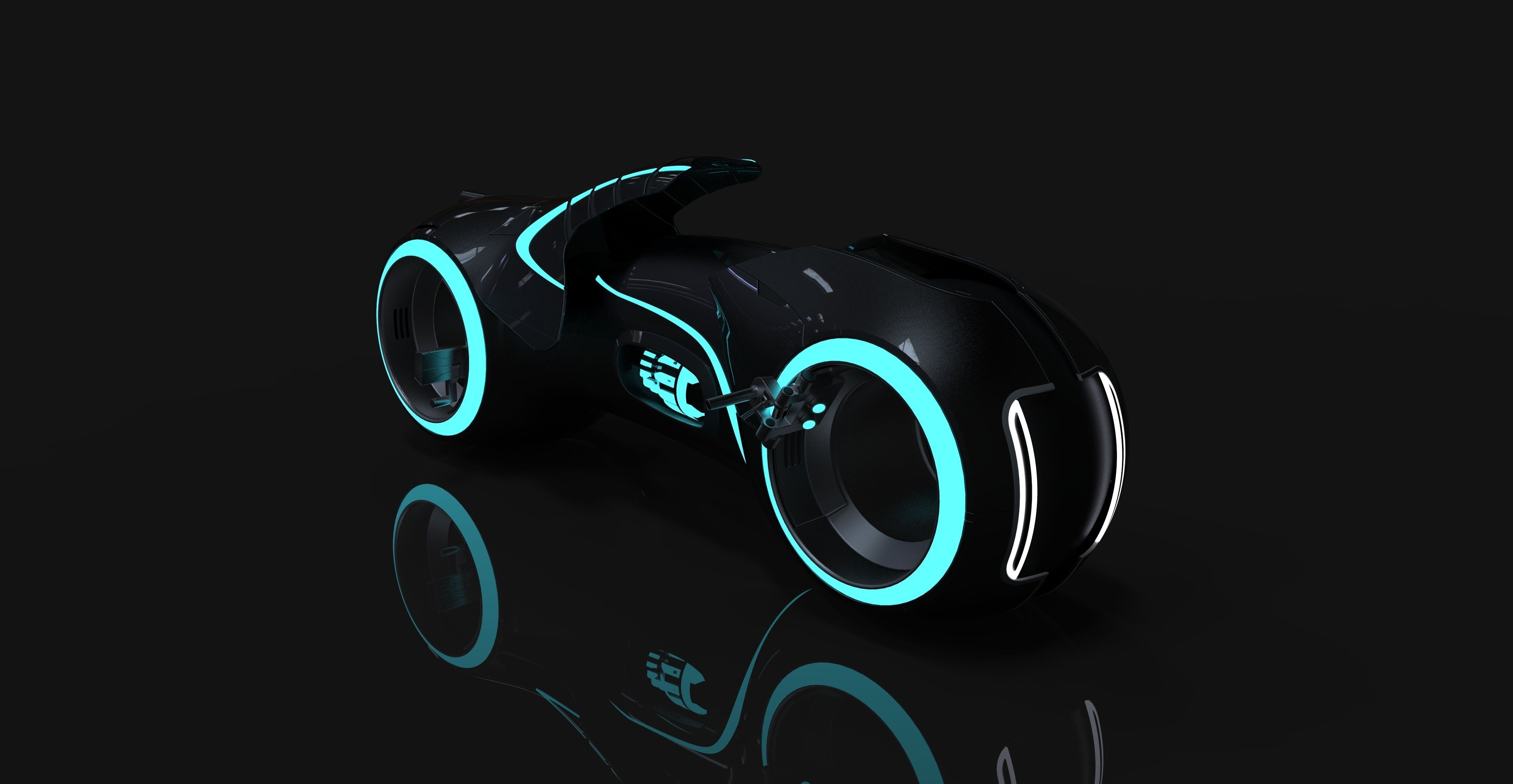 Tron Legacy Lightcycle 3D model | CGTrader