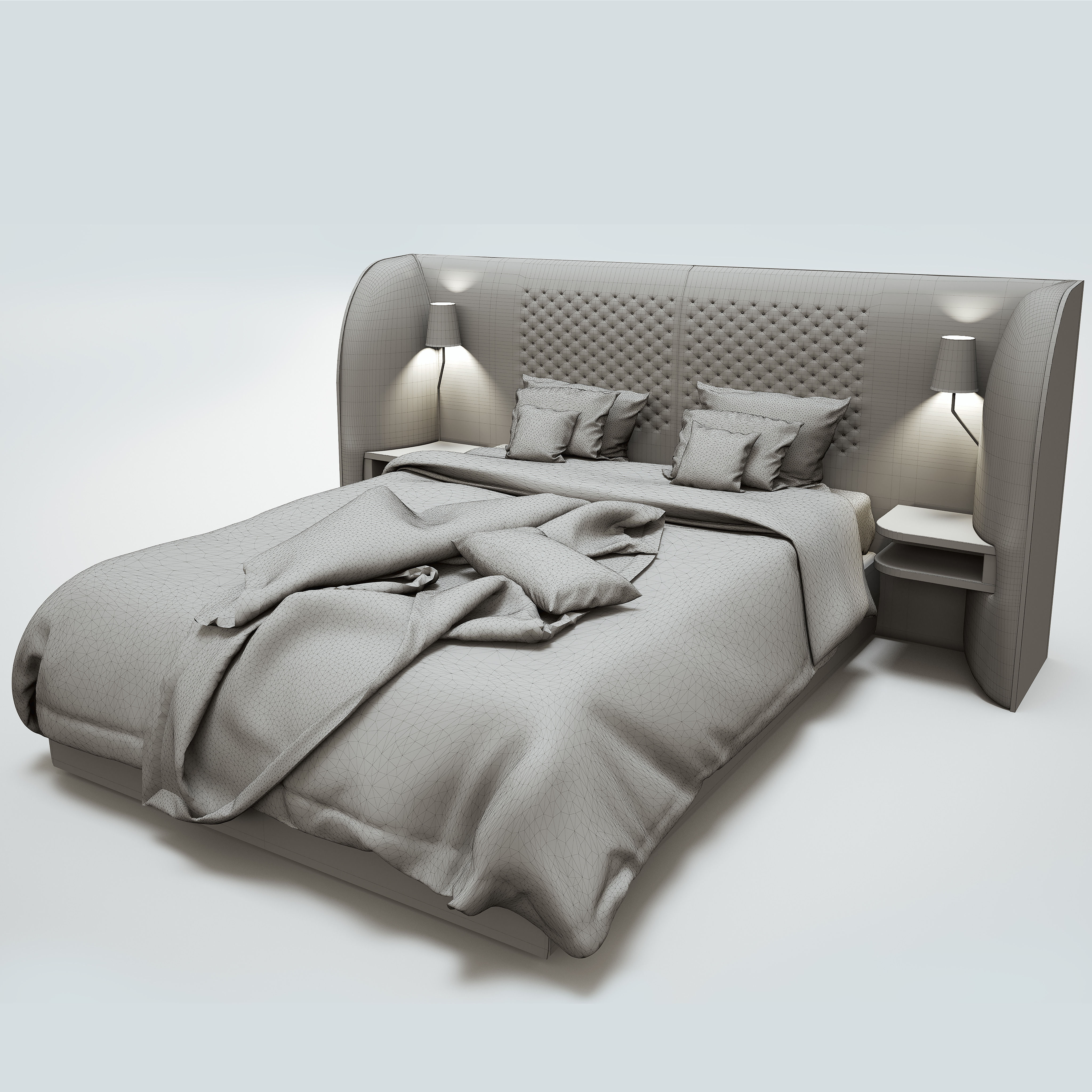 Rochebobois Cherche Midi bed 3D model | CGTrader