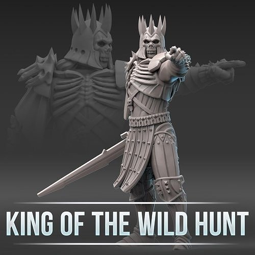 King of Wild Hunt 3D model 3D printable | CGTrader