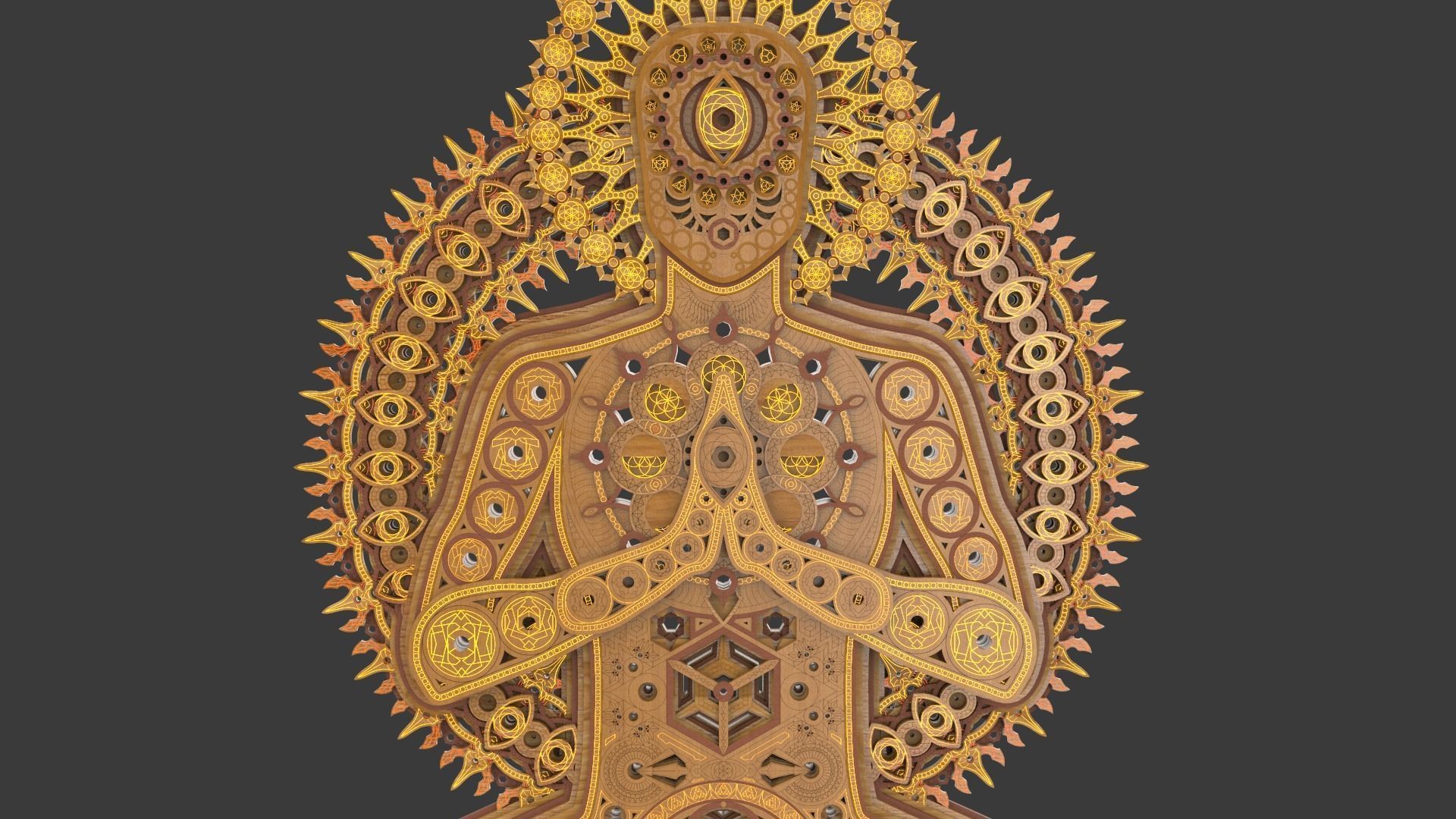 3D Wall sculpture - Eternal Being 3D model 3D printable | CGTrader