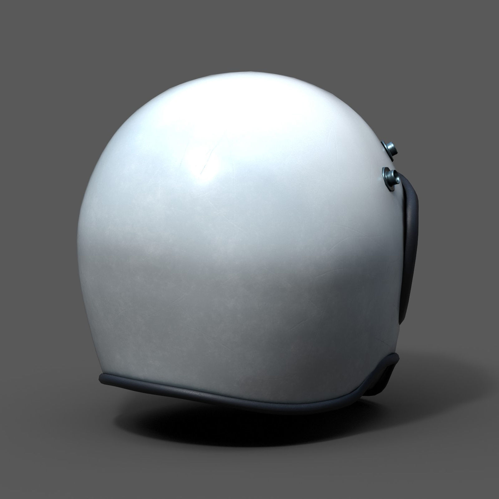 3D model Helmet scifi fantasy pilot military racer bike VR / AR / low ...