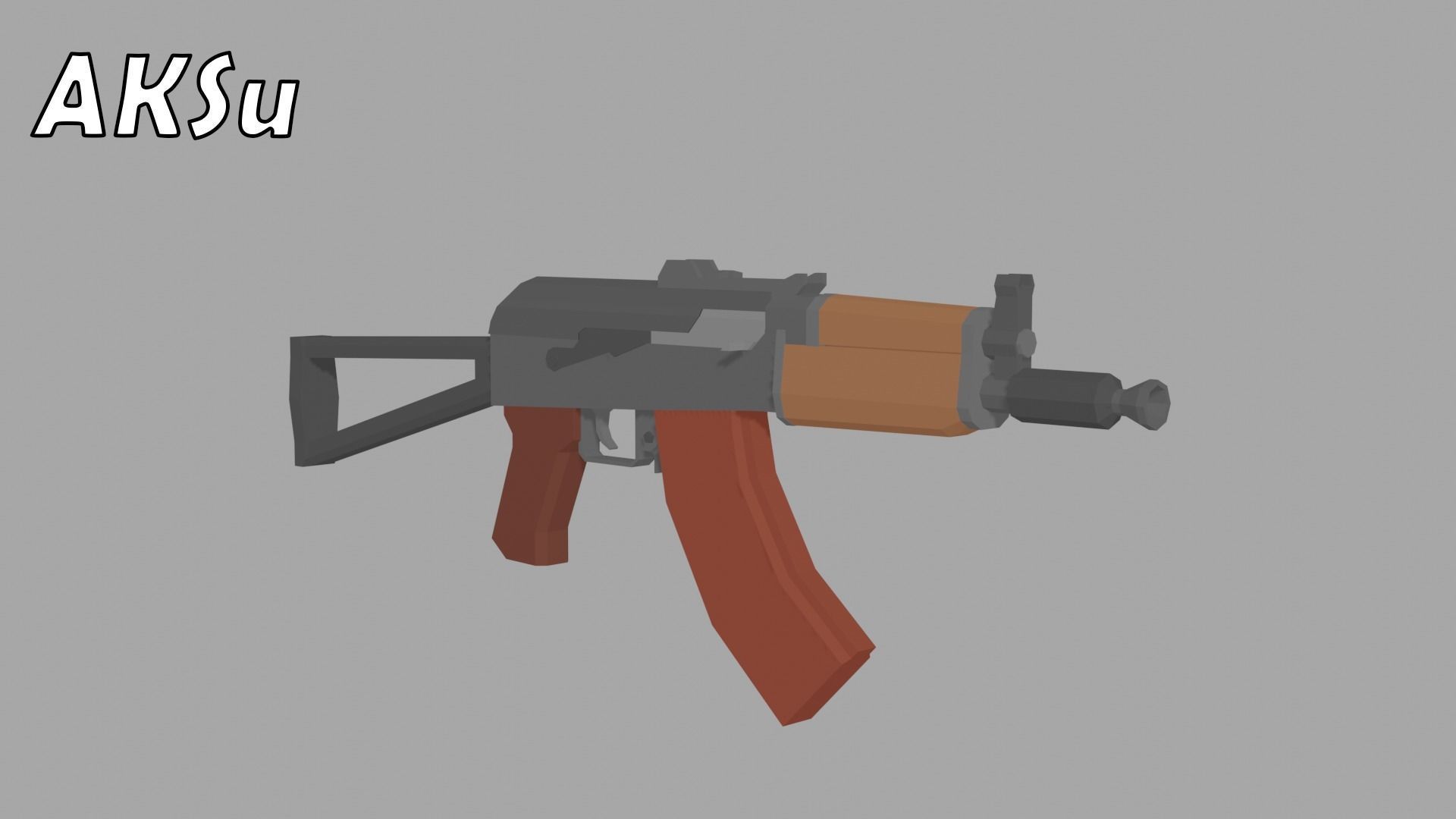 3D model 5 AK Rifles Low-Poly Pack VR / AR / low-poly | CGTrader