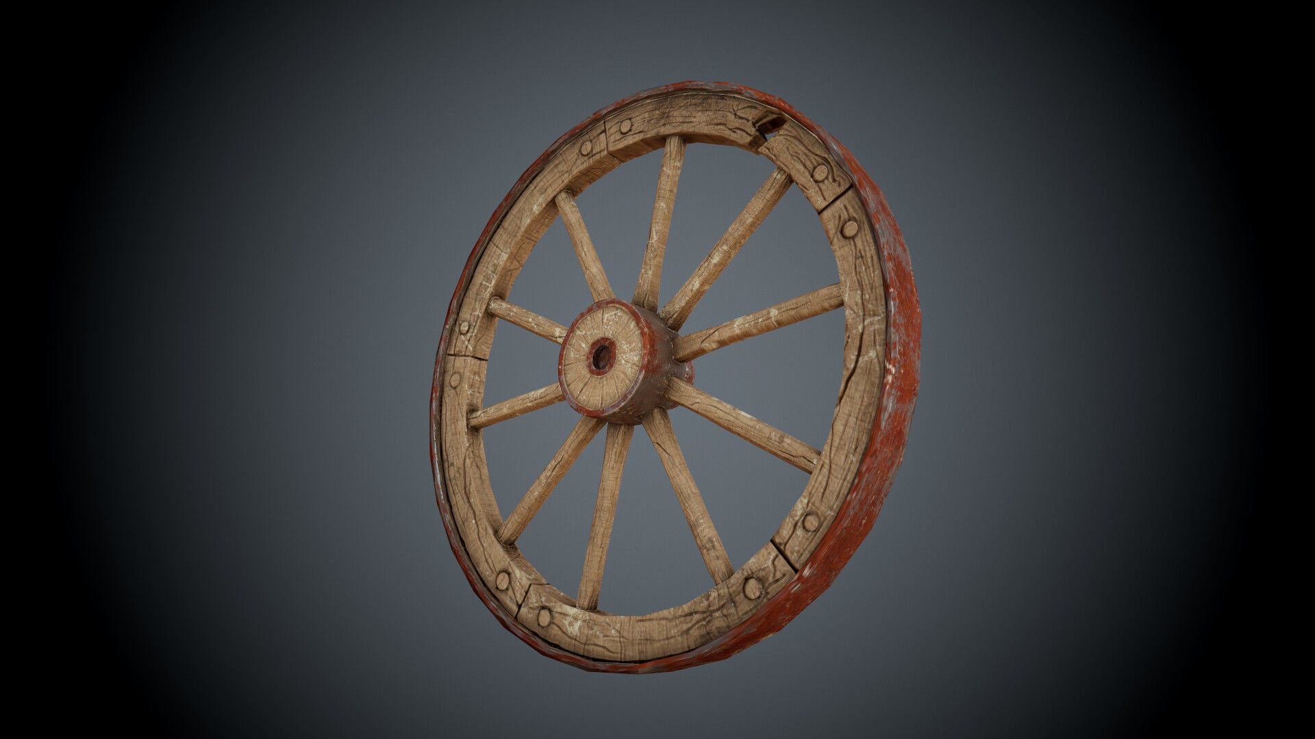 3D model Wheel - Low poly wagon VR / AR / low-poly | CGTrader