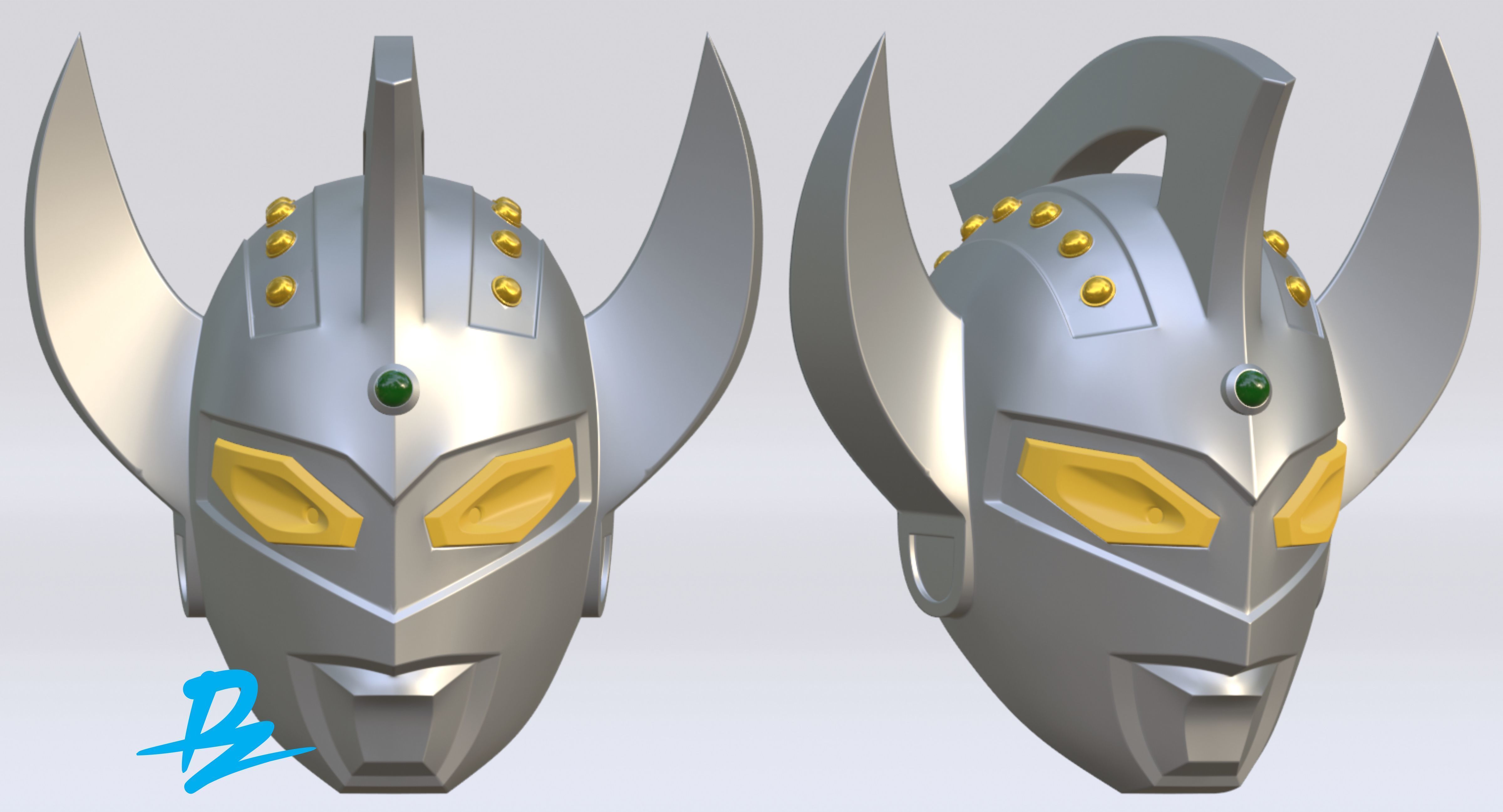 Mask Ultraman taro 3D model 3D printable | CGTrader