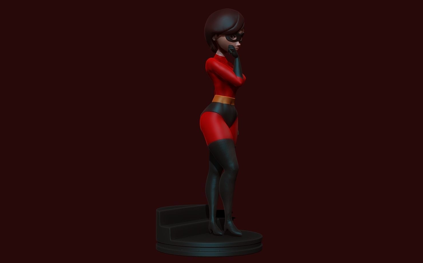 elastigirl - helen parr - the incredibles - 3d print figurine 3D model ...