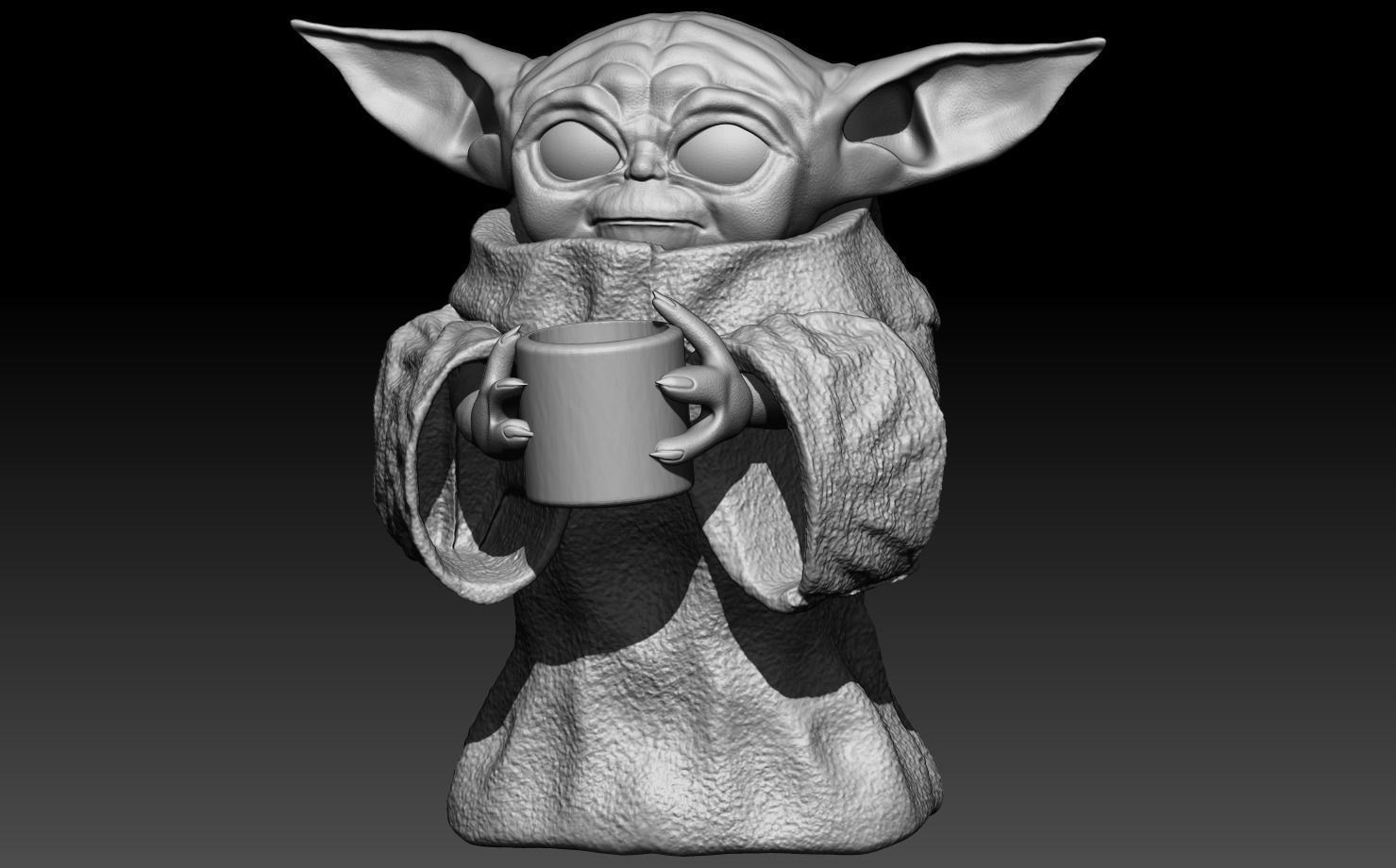 The Child - Baby Yoda - CGI and 3D PRINT 3D model | CGTrader
