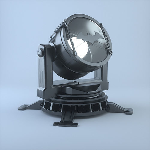 Batman searchlight 3D model | CGTrader