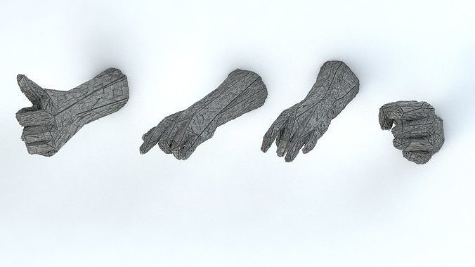 3D model Sci-Fi Shapes - The Hands VR / AR / low-poly | CGTrader