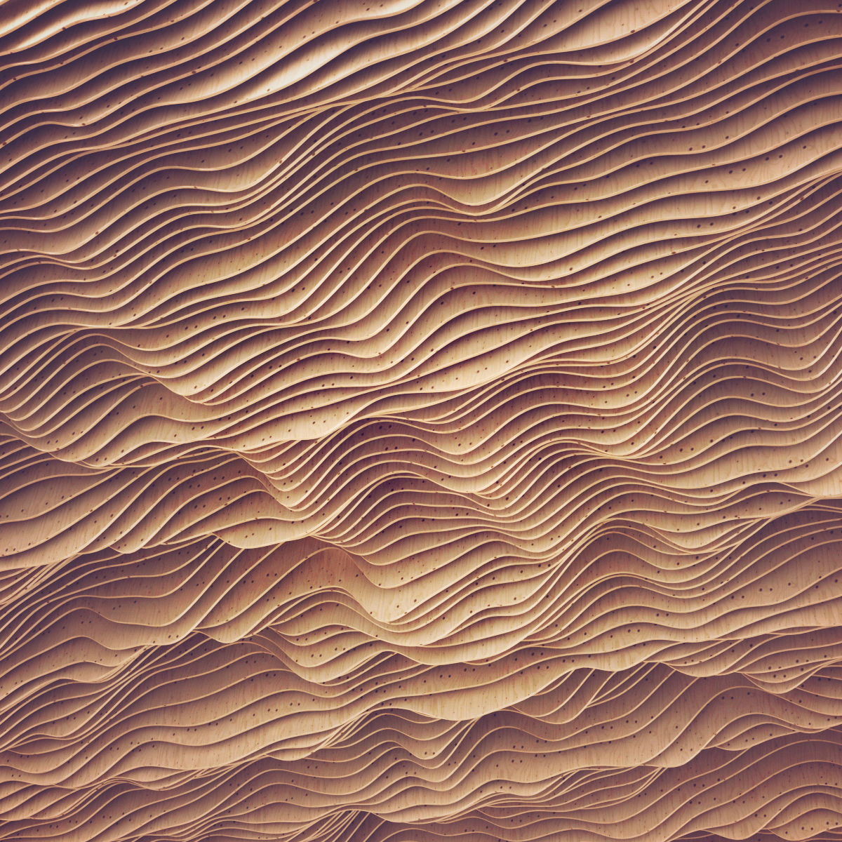 3D model Parametric wood Hall ceiling n3 | CGTrader