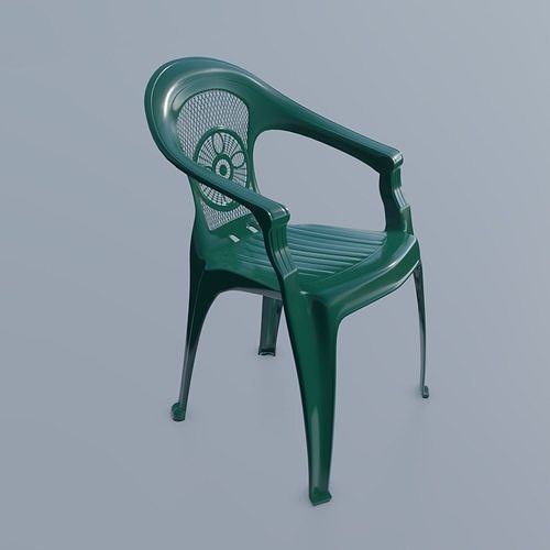 Plastic chair 3d model 3D model | CGTrader
