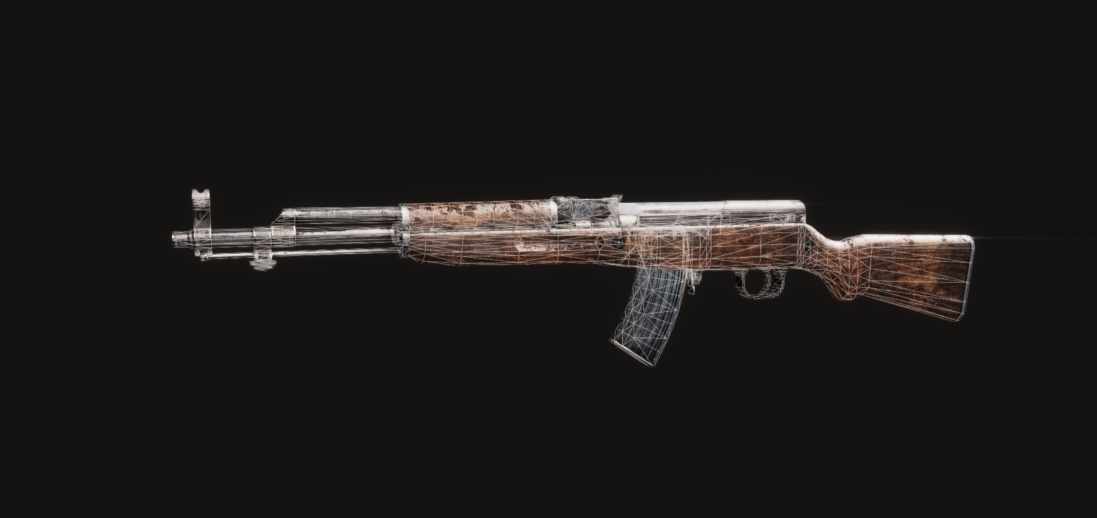 3D model SKS Rifle VR / AR / low-poly | CGTrader