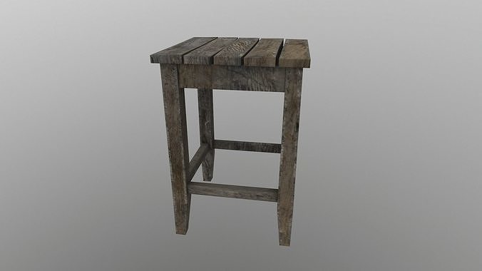 3D model Soviet Stool VR / AR / low-poly | CGTrader