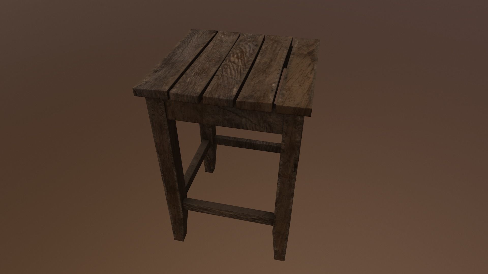 3D model Soviet Stool VR / AR / low-poly | CGTrader