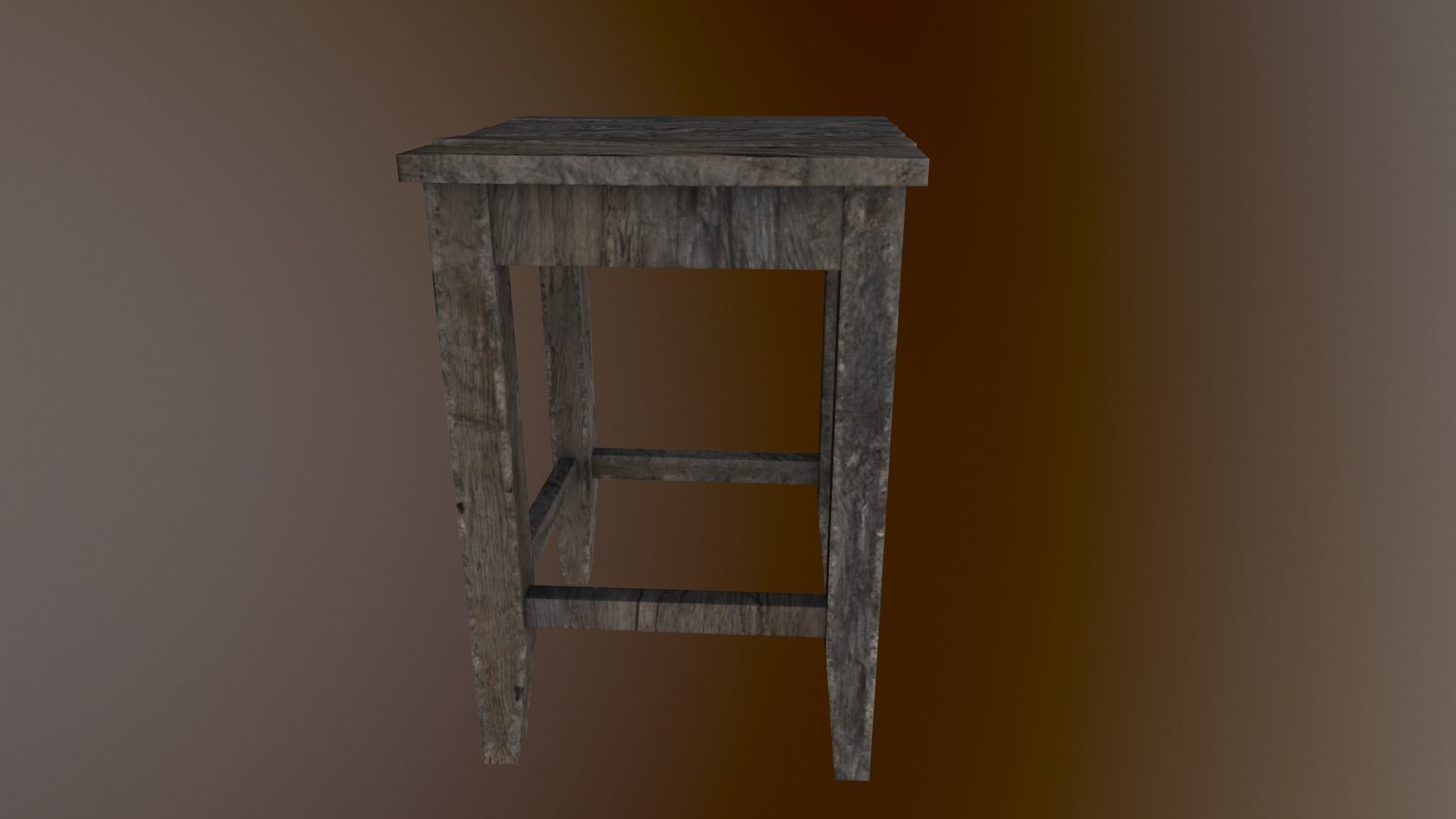 3D model Soviet Stool VR / AR / low-poly | CGTrader