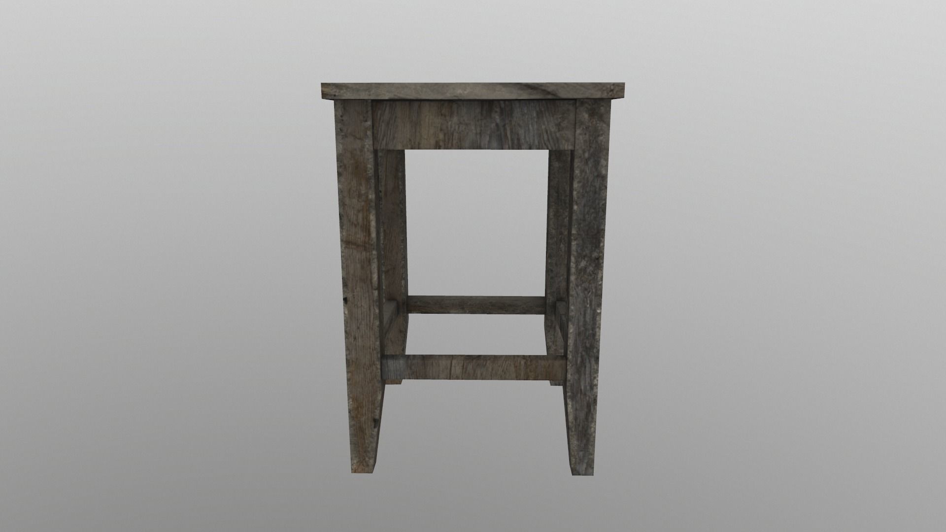 3D model Soviet Stool VR / AR / low-poly | CGTrader