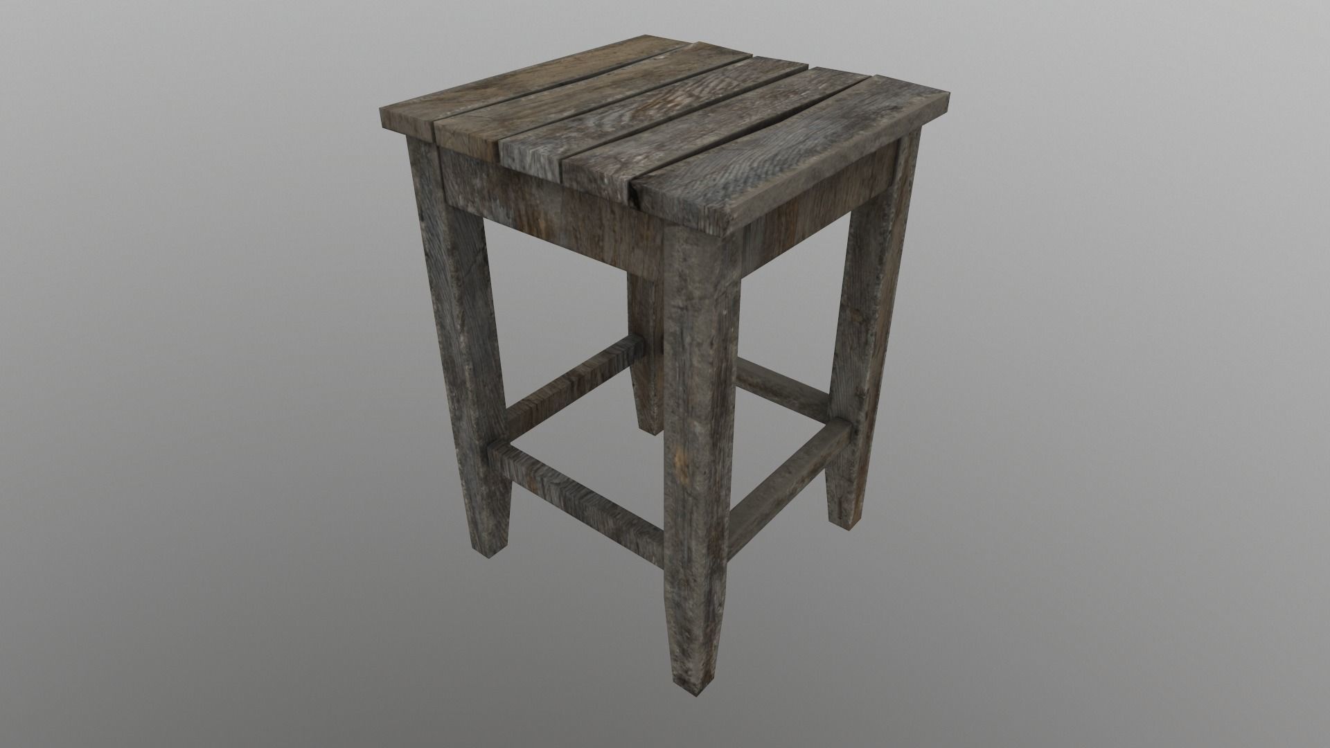 3D model Soviet Stool VR / AR / low-poly | CGTrader
