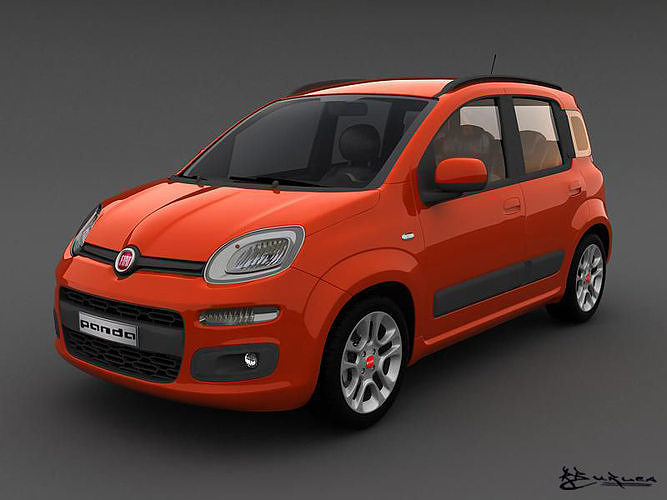Fiat Panda 2013 3D model | CGTrader