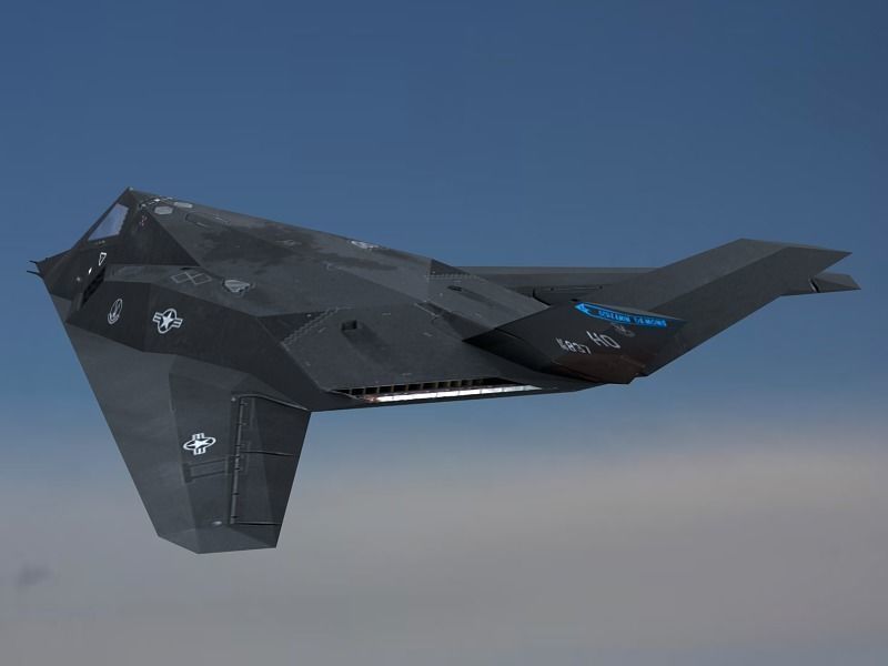 3D model Lockheed Martin F-117A Nighthawk VR / AR / low-poly | CGTrader
