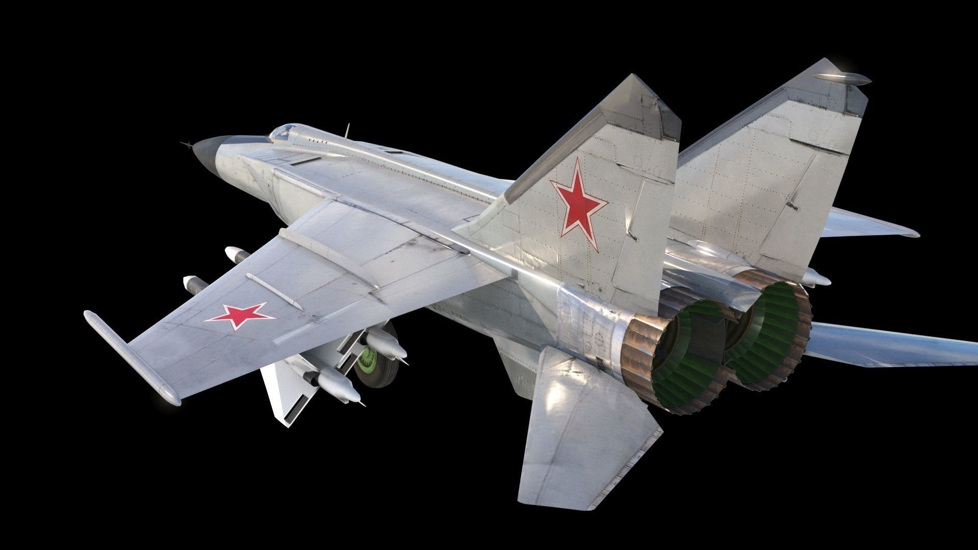 MiG-25P 3D model | CGTrader