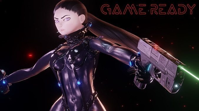 3D model Blankz X Gantz VR / AR / low-poly rigged | CGTrader